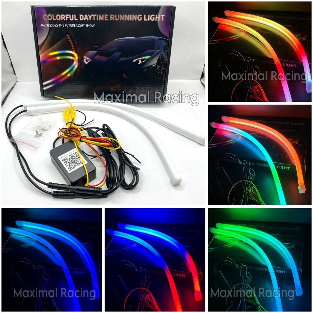 Jual WF56T DRL Alis RGB Welcome Light Sein Running Bluetooth App ...