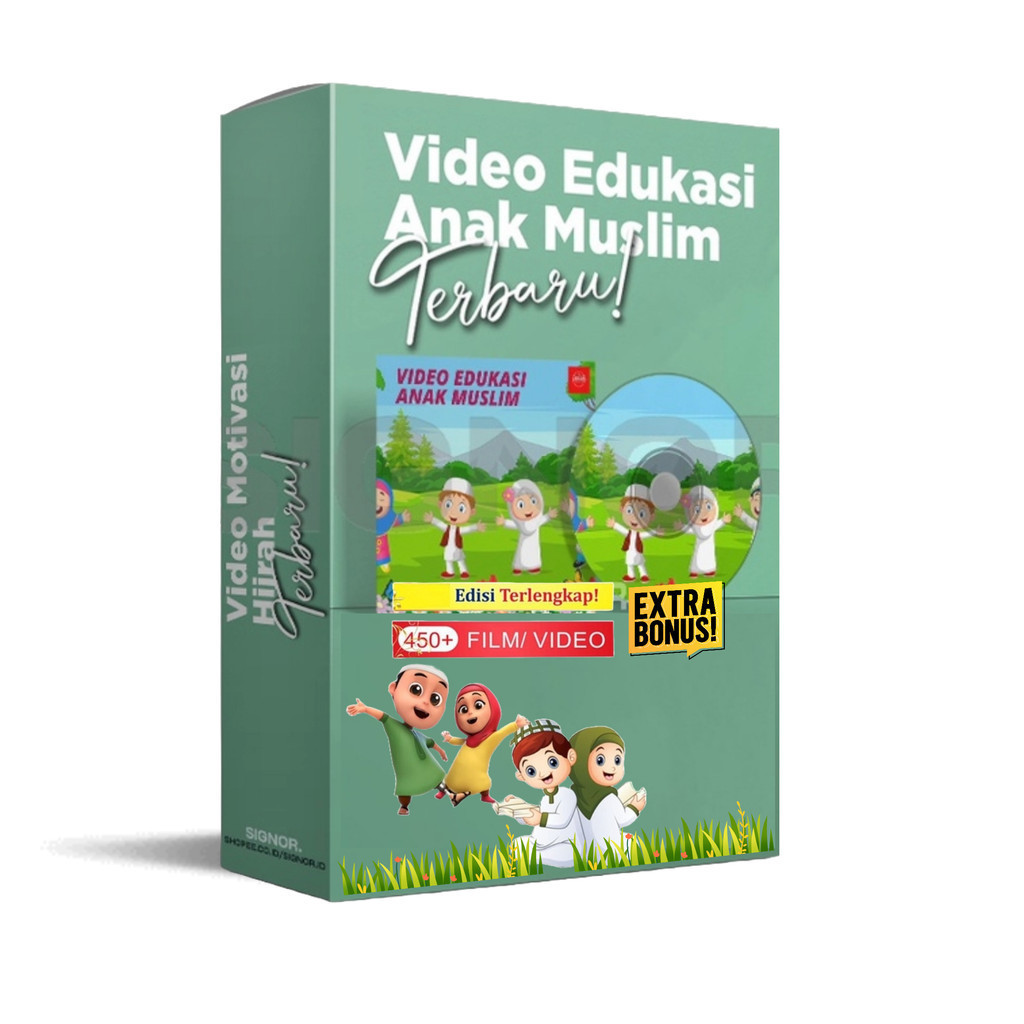 Jual Paket Video Edukasi Anak Muslim Indonesia Edisi Terbaru dan ...