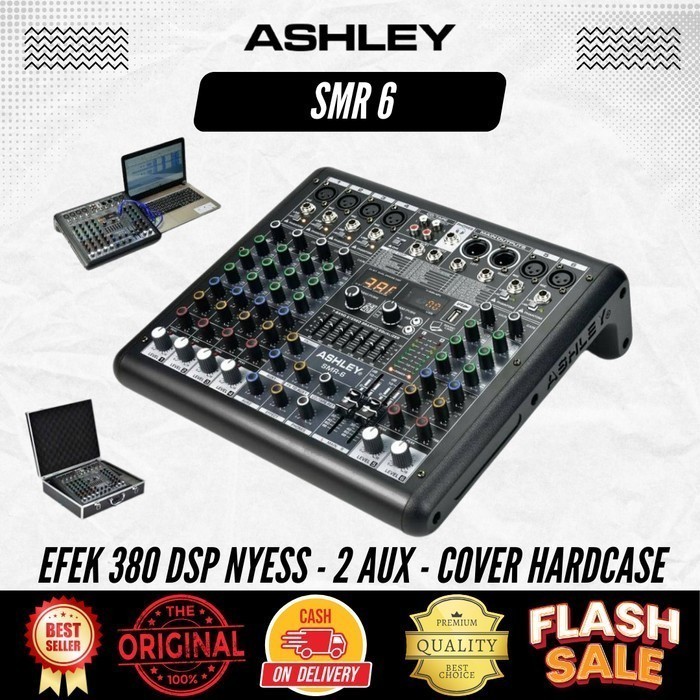 Jual Mixer 6 Channel Ashley SMR 6 Original | Shopee Indonesia