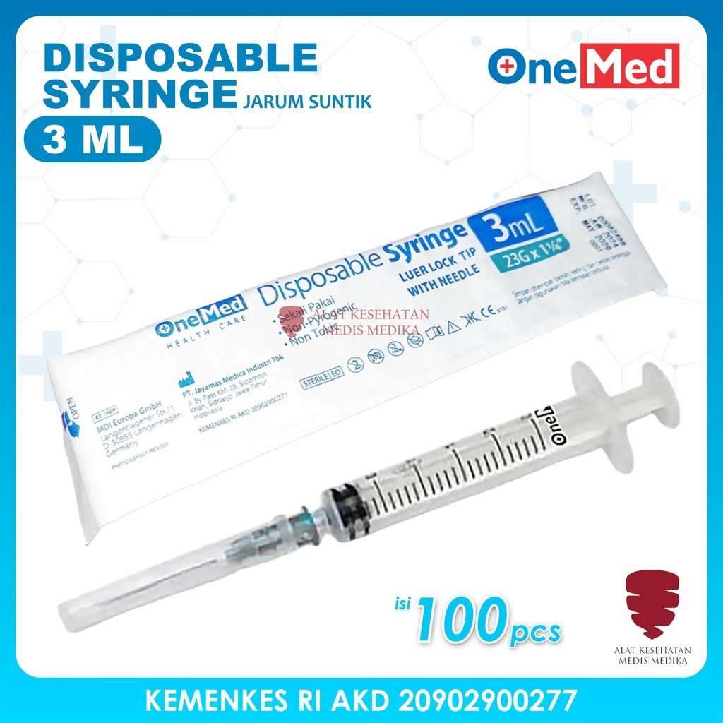 Jual Syringe 3ml With Needle Spet Spuit dengan Jarum Terumo 3 ml cc 1 box | Shopee Indonesia