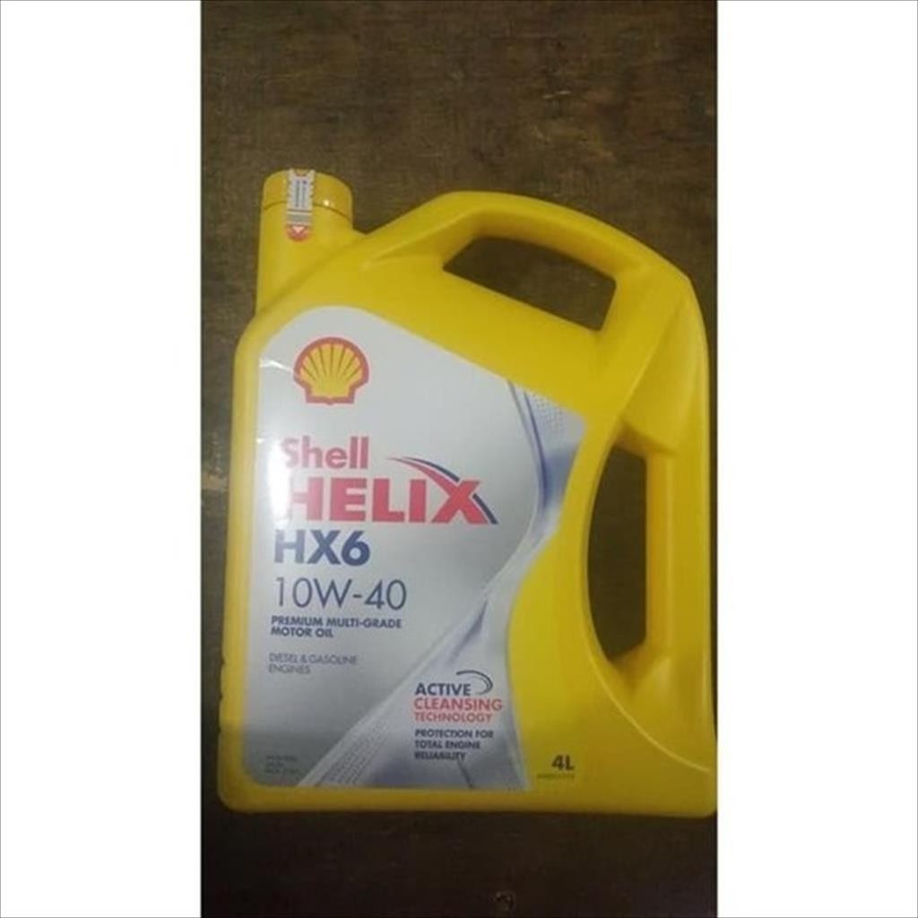 Jual Oli Mesin Mobil Shell Helix HX6 4 Liter 10W-40 SN Plus Scan Barcode | Shopee Indonesia