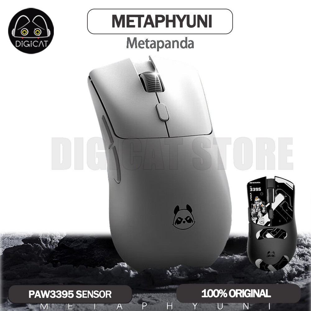 Jual Metaphyuni Metapanda Gamer Mouse 3Mode 2.4G Bluetooth Wireless ...