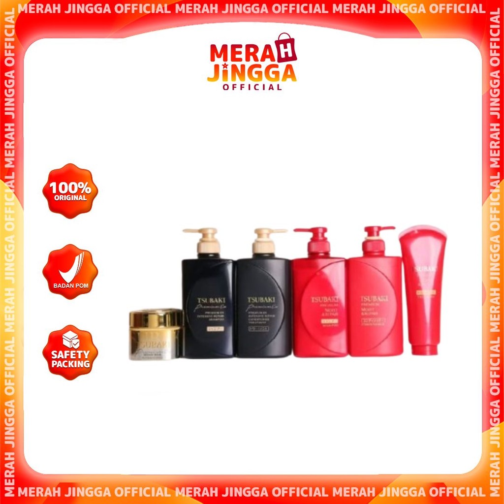 Jual Tsubaki Series Premium Shampoo Conditioner Treatment Hair Mask ...