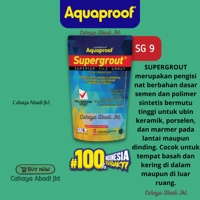 Jual Semen Nat Keramik Super Grout Green / Supergrout Hijau SG09 1KG | Shopee Indonesia