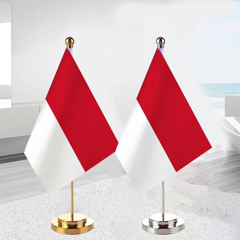 Jual Bendera Merah Putih Meja Bendera Tiang Bendera Merah Set Bendera ...