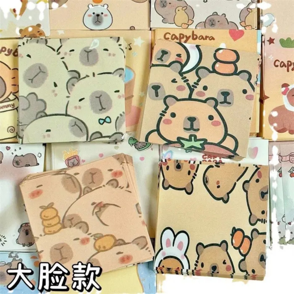 Jual Sticky Notes Capybara Simple Style Pattern Memo Note Pad Catatan ...