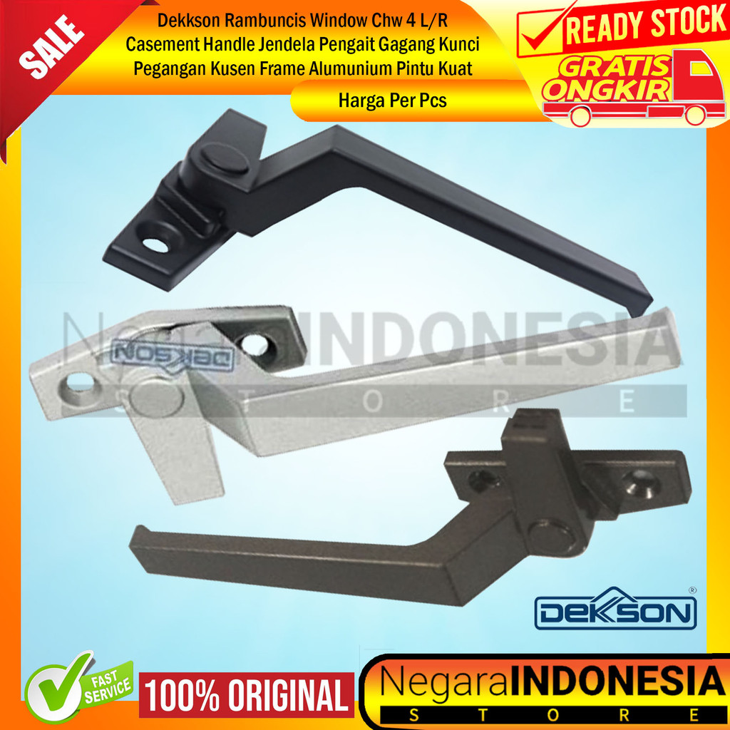 Jual Dekkson Rambuncis Window Chw 4 L/R Casement Handle Jendela Dekson ...