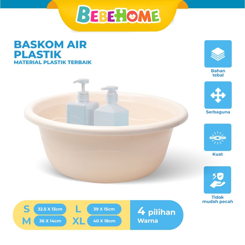 Jual Bebehome Baskom Plastik Baskom Serbaguna Baskom Air | Shopee Indonesia