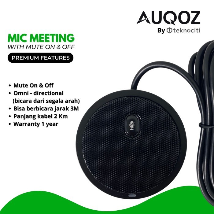 Jual W.H.Sw - PROMO AUQOZ Pro 360 Meeting Conference Mic / Microphone Rapat Online - Pro Series ...