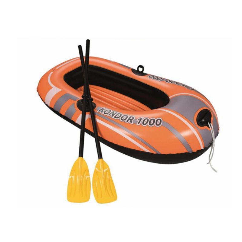 Jual 145*84cm Lake River Inflatable One Kid Row Paddle Boat | Shopee ...