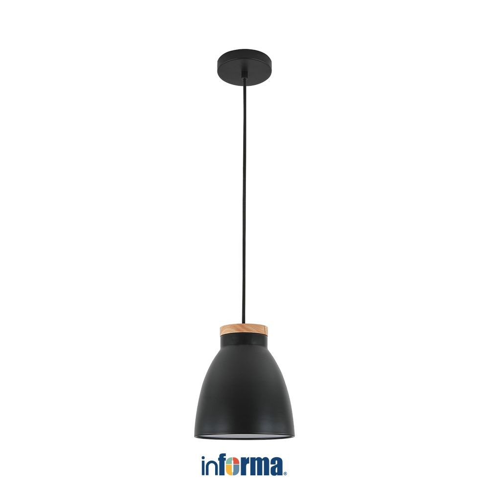 Jual Informa 22X24 cm Gia Lampu Gantung Hias - Abu-Abu/Hitam Hanging ...