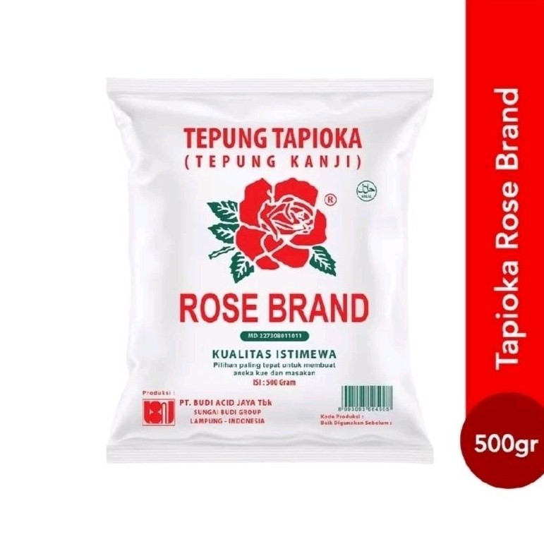Jual 1 PCS - TEPUNG TAPIOKA ROSE BRAND 500 GRAM - TEPUNG KANJI 500 GRAM ...