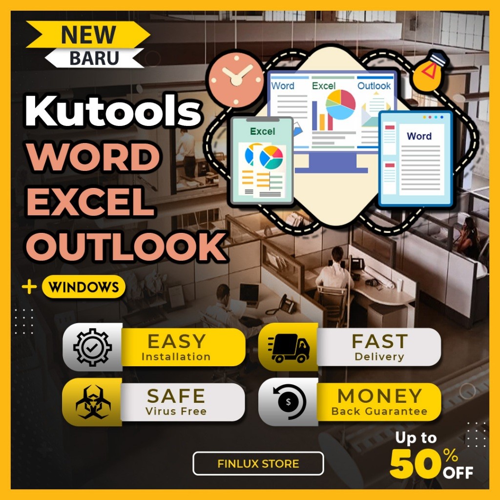 Jual Kutools for Word/Excel/Outlook - Lifetime License ⚡ [Plugin ...