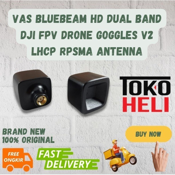 Jual VAS BLUEBEAM HD Dual Band DJI FPV Drone Goggles V2 LHCP RPSMA ...