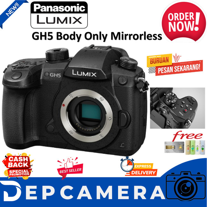 Jual Panasonic Lumix GH5 Body Only Digital Mirrorless Camera | Shopee Indonesia