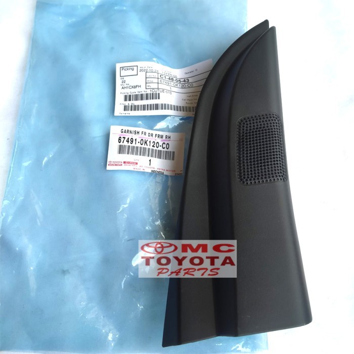 Jual Garnish Cover Tweeter Dalam Depan Kanan Innova Reborn 67491-0K120 ...