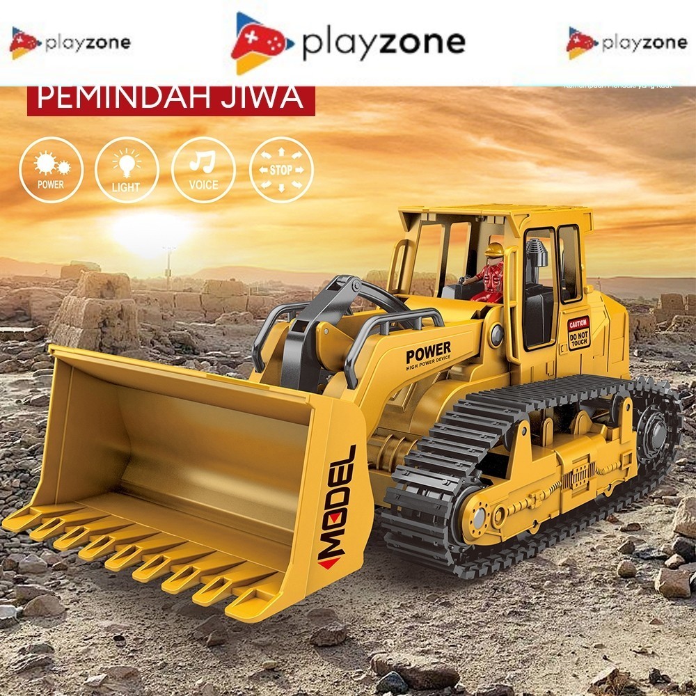 Jual Mainan Truck Remote Control 9 Channel 2.4Ghz Excavator Remote ...