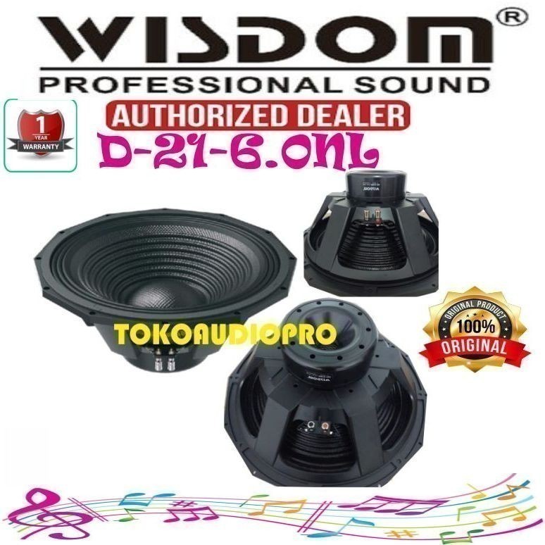 Jual Speaker Wisdom D21-6.0NL 21-Inch Component Speaker Wisdom d2160nl ...