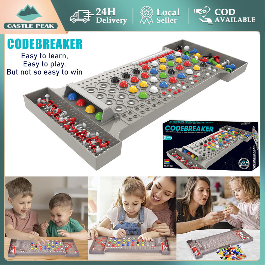 Jual Code Breaker Game Fun Brain Puzzle Interactive Board Games For ...