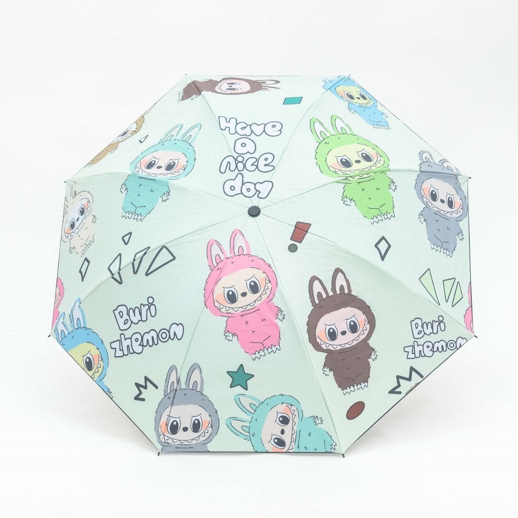 Jual Payung Lipat 3 Motif Labubu / labubu boneka / Labubu Payung ...