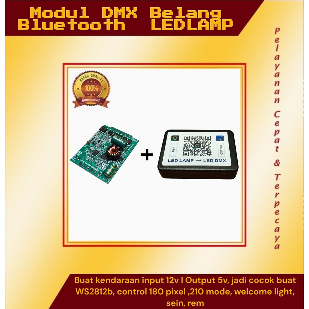 Jual Modul Bluetooth LED DMX PCB V3 Modul ALIS Belang Led Kolong | Shopee Indonesia