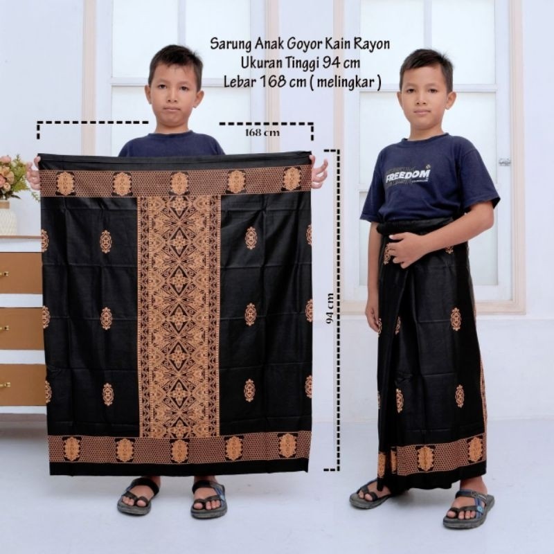 Jual Sarung anak laki laki Sarung Batik Anak Bahan Rayon Tebal Sarung ...