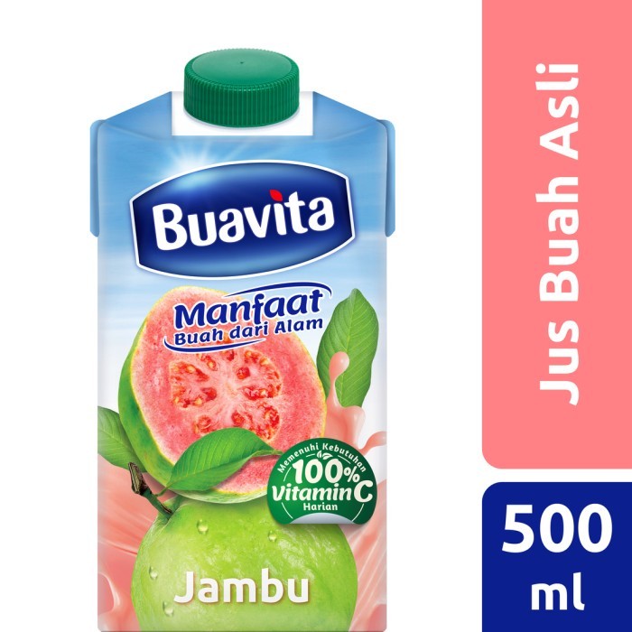 Jual Buavita Jus Jambu Guava Juice Buah Asli 500ml | Shopee Indonesia