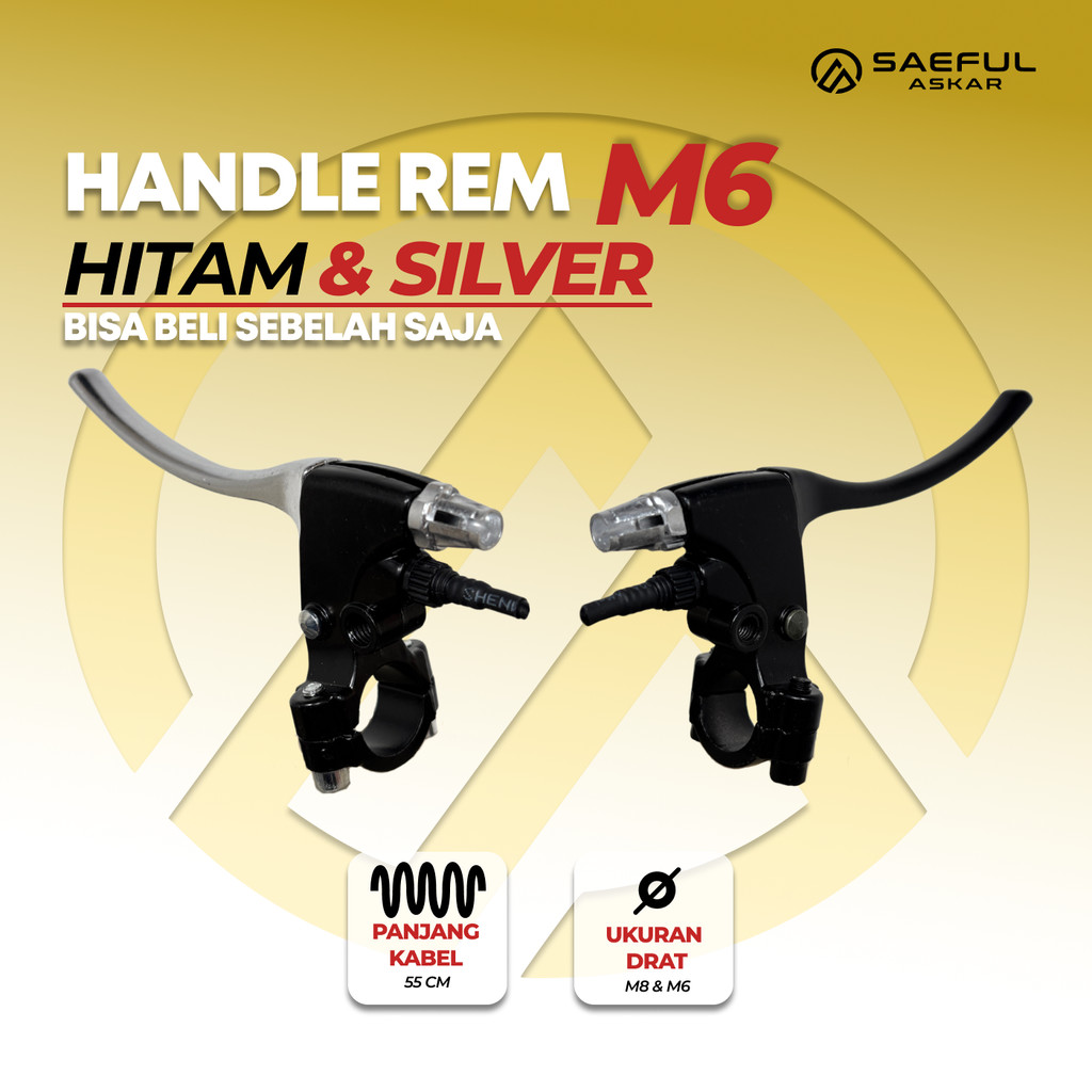 Jual Rem Tangan Sepeda Listrik Handel Rem Sepeda Listrik Satu Pasang ...