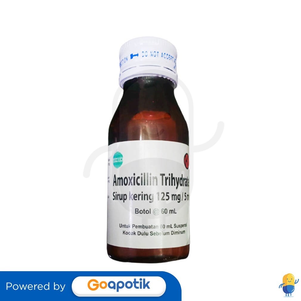 Jual Amoxicillin Trihydrate Mersifarma 125 Mg/5 Ml Dry Syrup 60 Ml | Shopee Indonesia