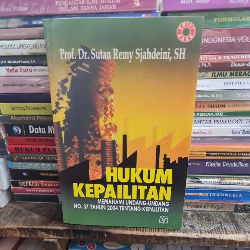 Jual Hukum kepailitan by Prof Dr Sutan Remy Sjahdeini | Shopee Indonesia