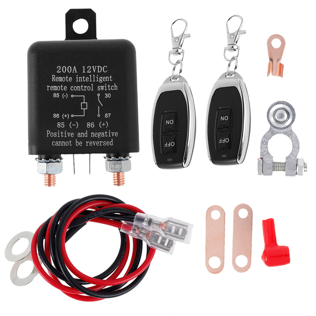 Jual Remote Battery sconnect Switch 12V 200A Car Kill Switch Anti-Theft ...