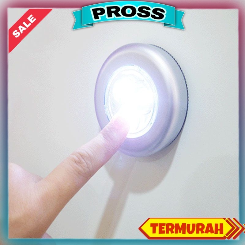 Jual Lampu Sensor Sentuh Stick Lamp LED Click Lampu Tempel Emergency ...