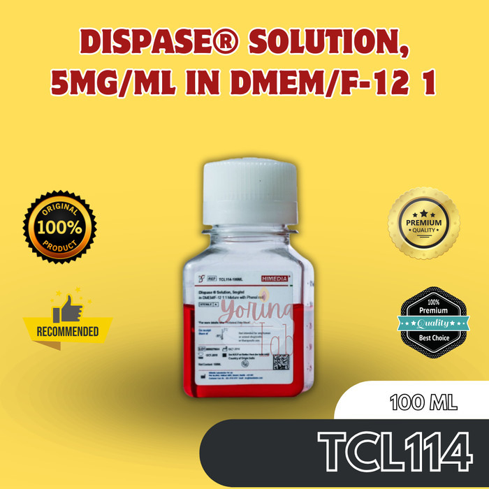 Jual Dispase Solution, 5mg/ml in DMEM/F-12 1:1 Mixture w/ Phenol red, 100 ml | Shopee Indonesia