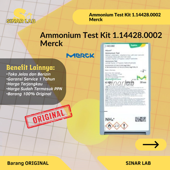 Jual Ammonium Test Kit 1.14428.0002 Merck | Shopee Indonesia
