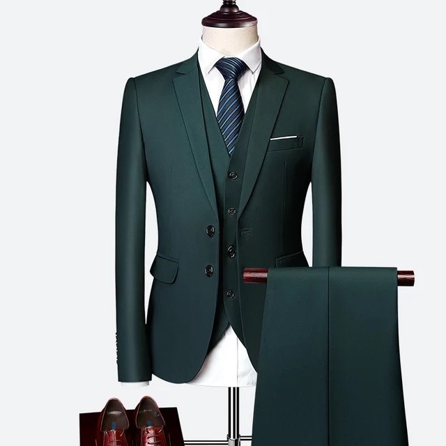 Jual SILAS Jas Wedding semi WOOL blazer pria jas cowok jas hitam pria ...