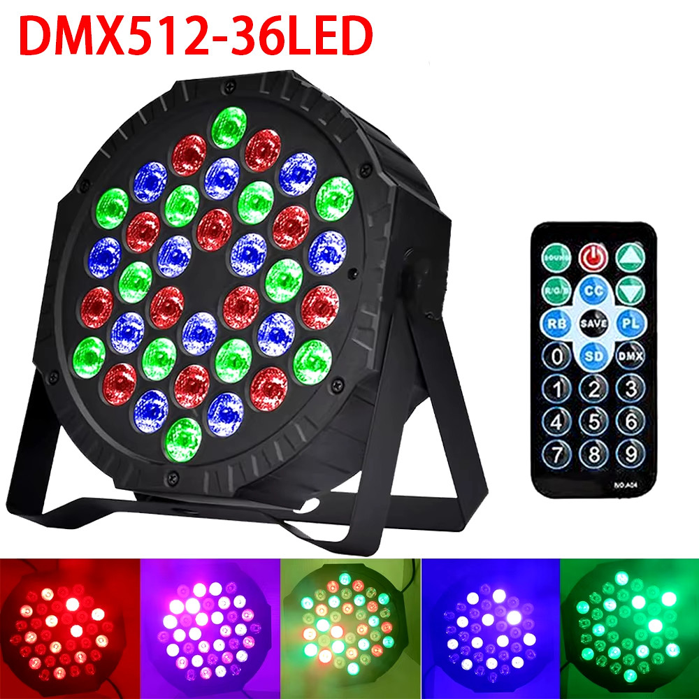 Jual Lampu Disko DMX RGB 36 LED Par Light KTV Bar Pesta Proyektor Lampu ...