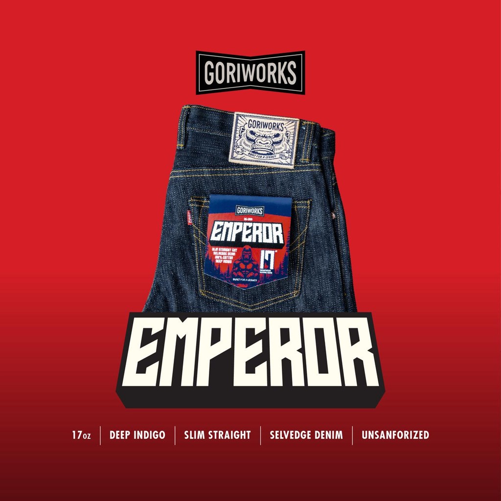Jual Gori Works Denim - Emperor 17 oz // Jeans Heavy Weight Denim ...