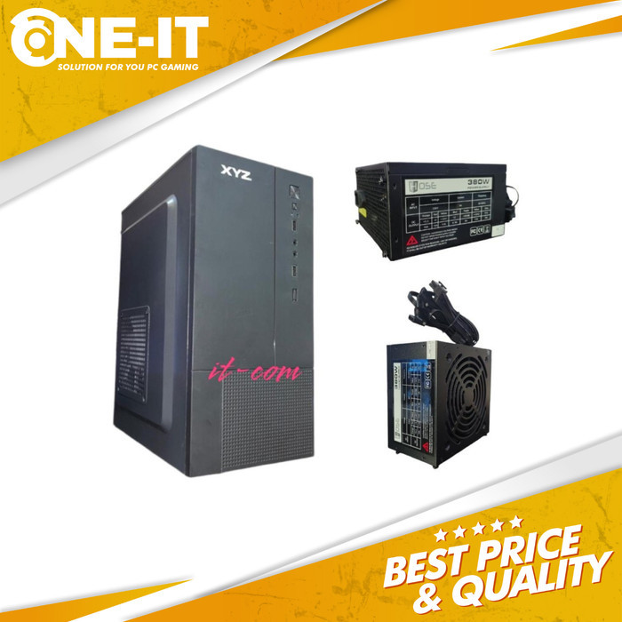 Jual Case PC HOSE XYZ + PSU 380WATT ORIGINAL Casing Komputer | Shopee ...