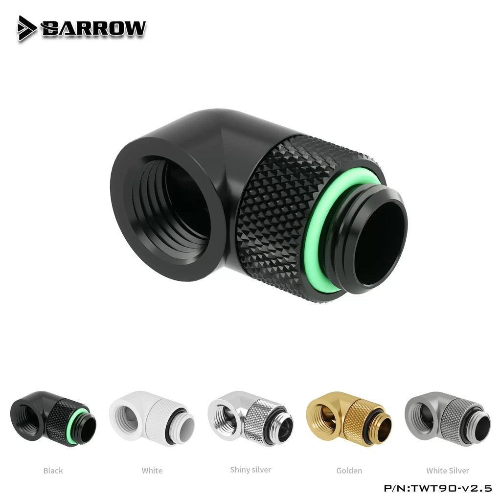 Jual Barrow PC water cooling Rotary Fittings tube connector Sliding ...
