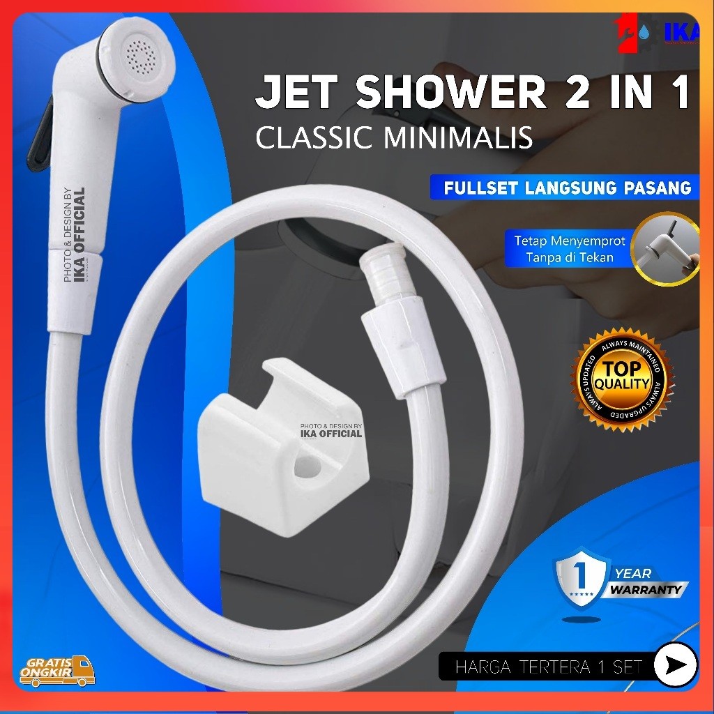 Jual Jet Shower Kloset Toilet Closet Cebok WC Semprotan Duduk Kamar Mandi Ringan Kamar Mandi ...