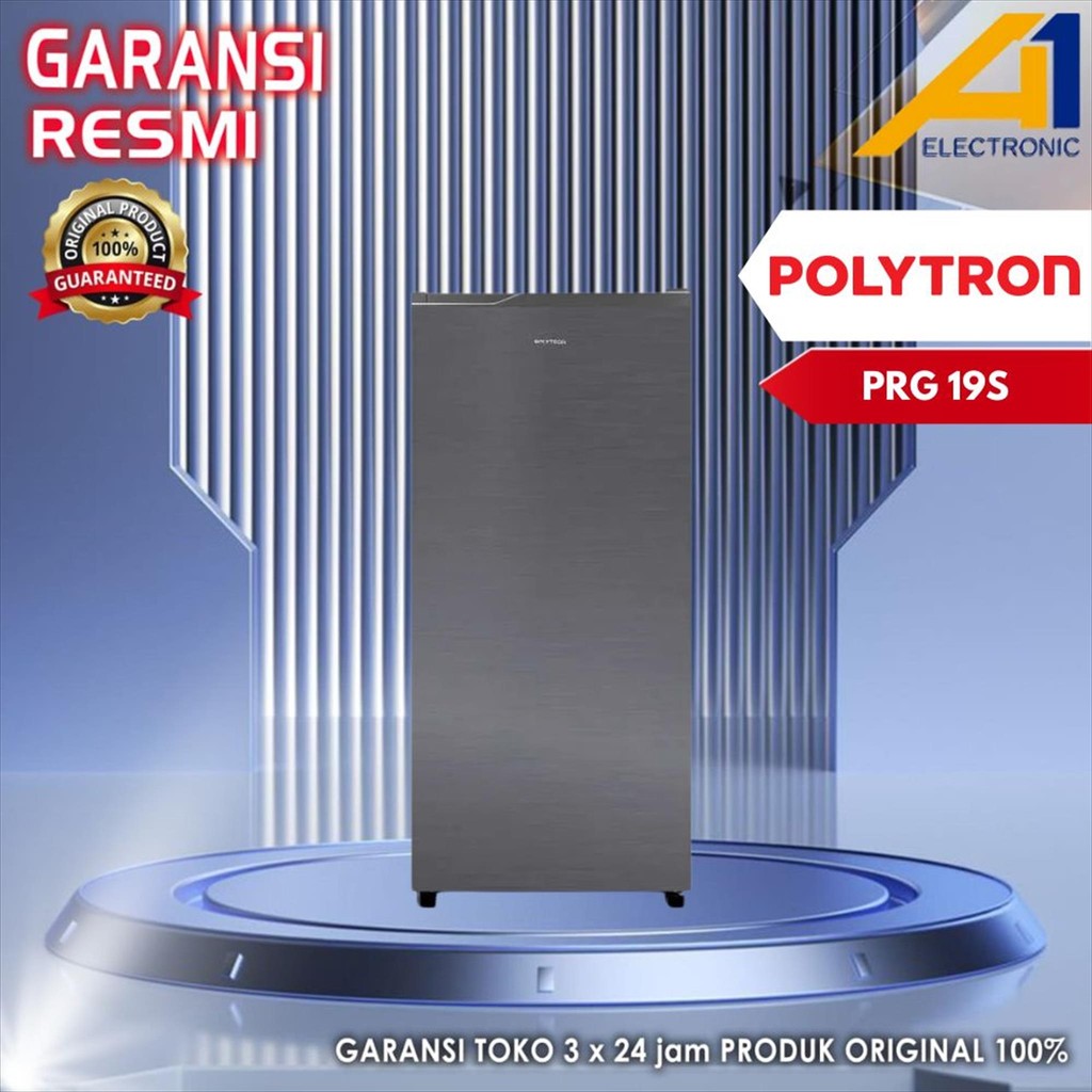 Jual Kulkas POLYTRON PRG 190S / PRG190S , 1 Pintu BLACK 190 L | Shopee Indonesia