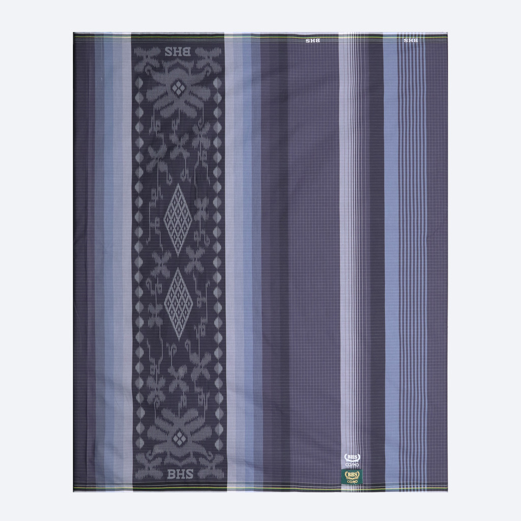 Jual Sarung BHS Cosmo Gold Varian K26 PPA Abu-Abu | Shopee Indonesia