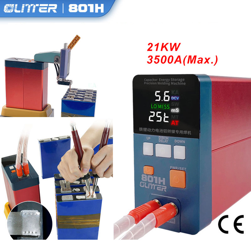 Jual Glitter 801H Spot Welding Machine Aluminum To Nickel Spot Welder Capacitor Energy Storage ...