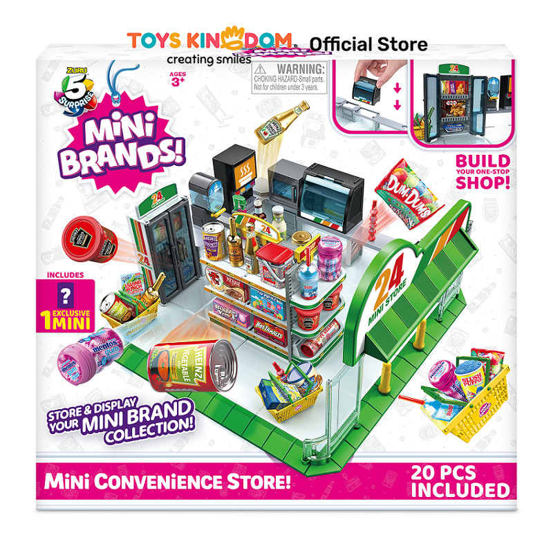 Jual Toys Kingdom Zuru Playset 5 Surprise Mini Convenience Store Toys ...