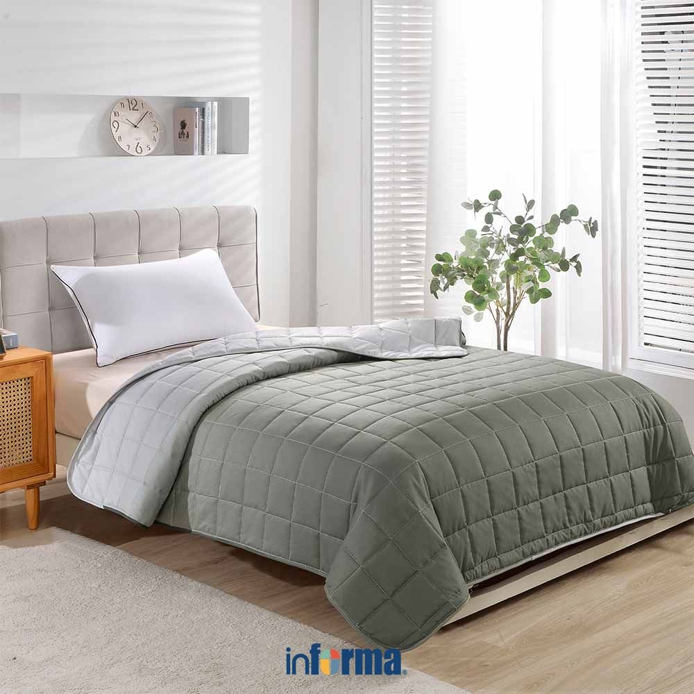 Jual Informa 150x200 cm Marshmallow Bed Cover Polyester Metameadow ...