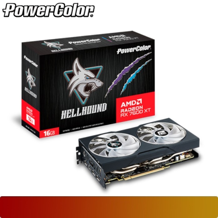 Jual POWERCOLOR Hellhound AMD Radeon RX 7600 XT 16GB GDDR6 | Shopee ...