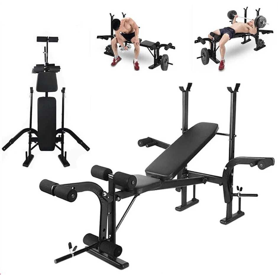Jual Fitness Station Weight Bench Press Body Building Rig Home Gym ...