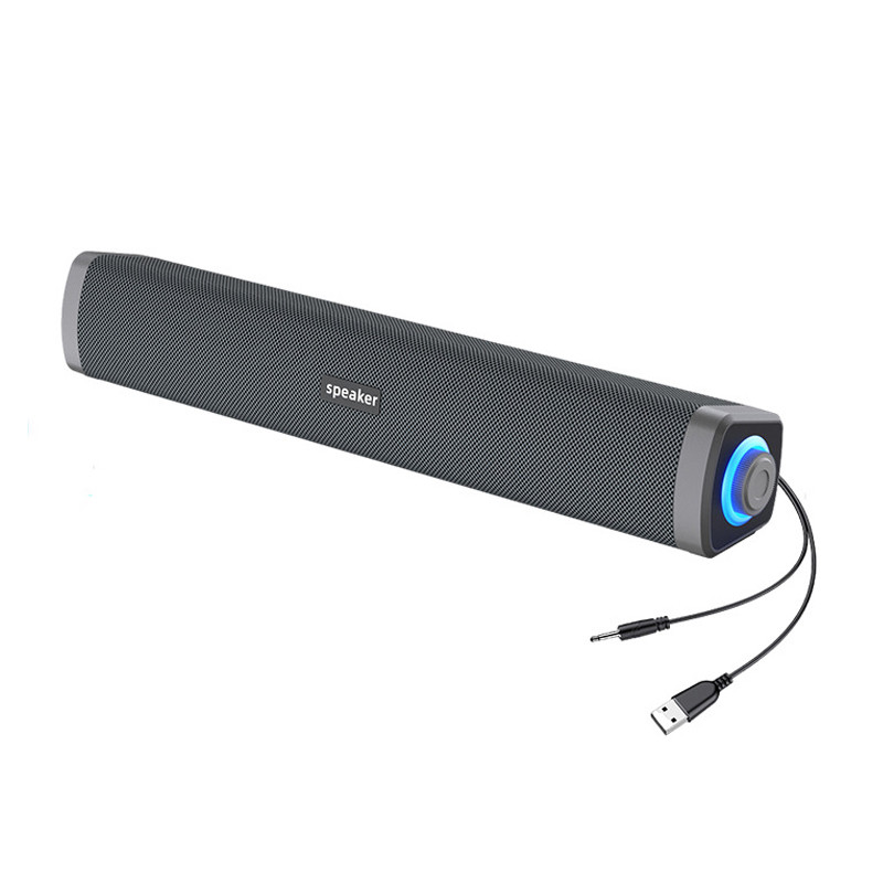 Jual USB Wired Speaker Computer Bar Speaker Dual Vibration 6D Surround ...