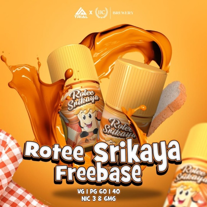 Jual Rotee Srikaya 60mL by Trial x IJC - Liquid Rotee Roti Srikaya ...