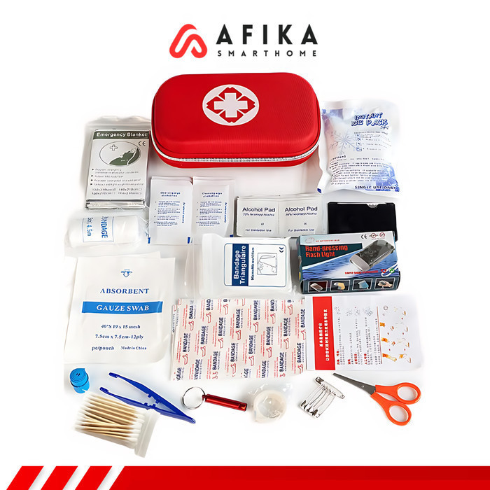Jual Tas P3K Set Isi Lengkap Emergency First Aid Kit 18 in 1 Mobil ...